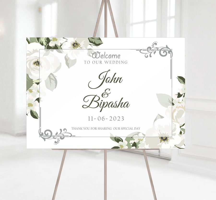 2022 – A1 Mounted Welcome Board Poster – Shadicards.Com