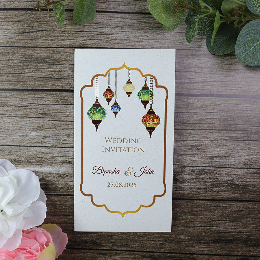 ABC 916 Personalised Wedding Invitation – Shadicards.Com