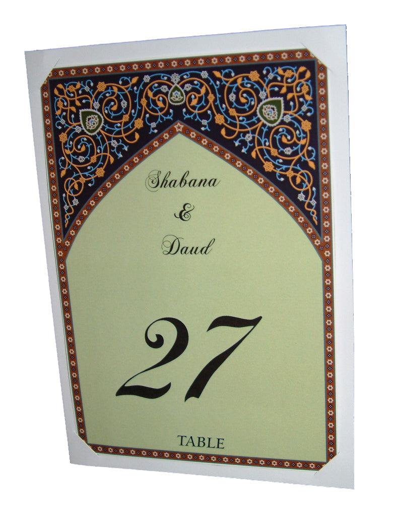 Table Card 111 – Shadicards.Com