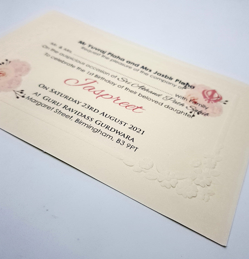 Paanache 5112 - 103 Akhand Path Invitation – Shadicards.Com