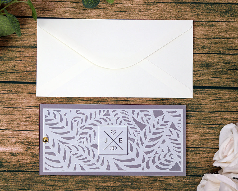 DL 1189 Vellum Wedding Invitation – Shadicards.Com