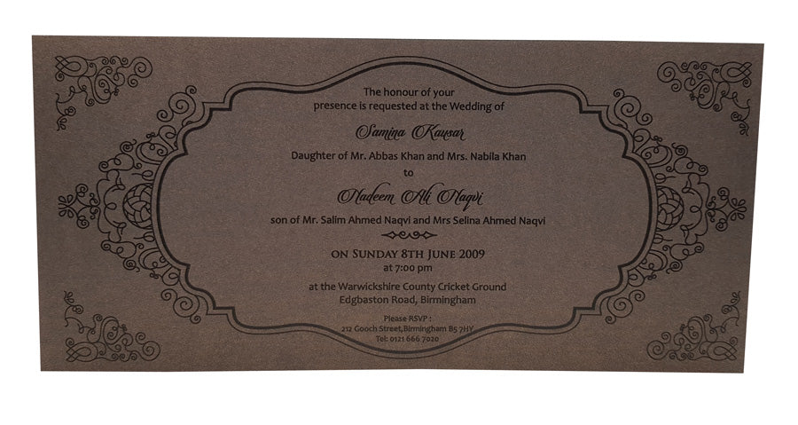 DL 208 Chocolate – Shadicards.Com