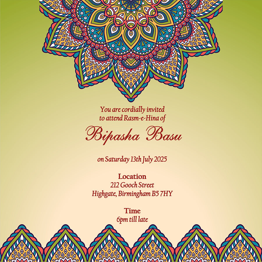 MND 309 Flat Invitation – Shadicards.Com