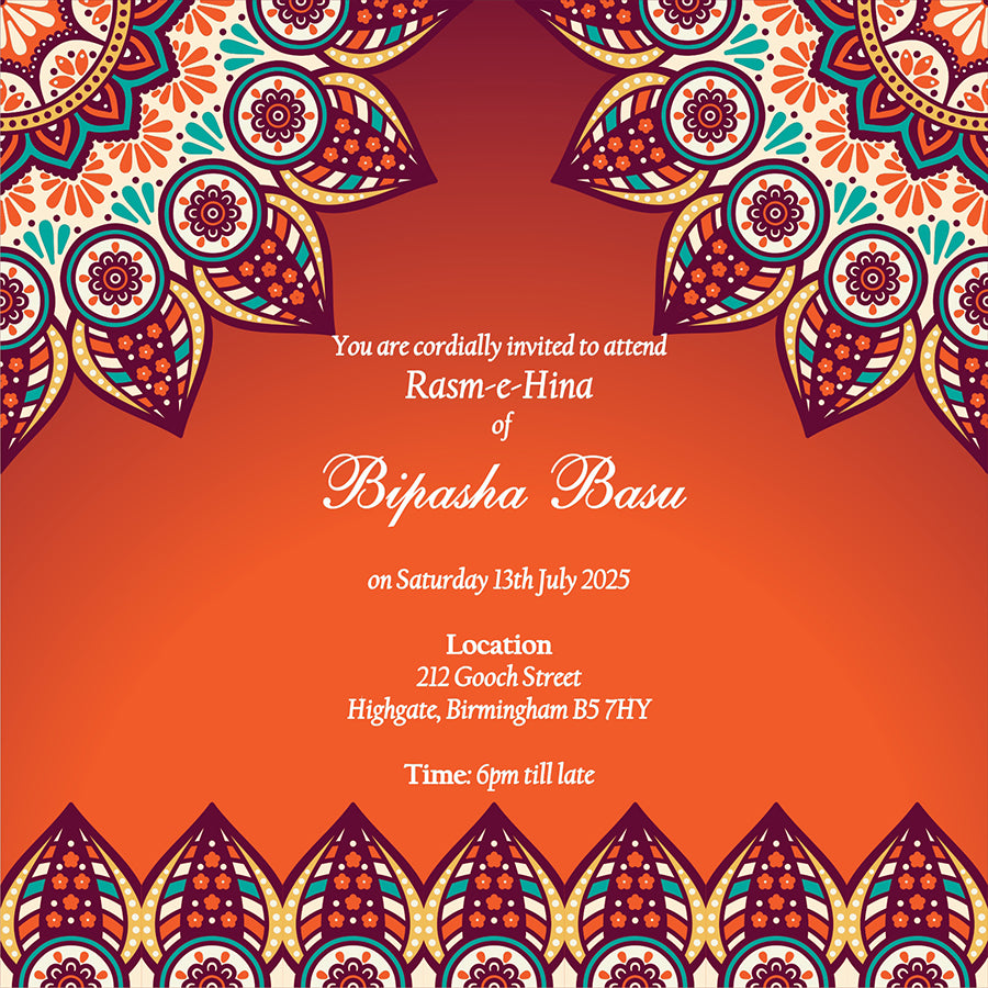 MND 311 Flat Invitation – Shadicards.Com