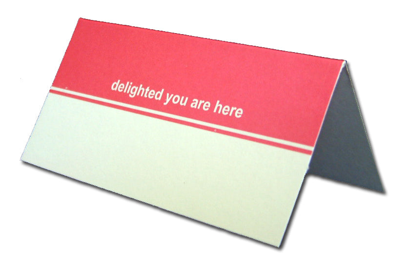 Formal deep pink table place card PL06 – Shadicards.Com