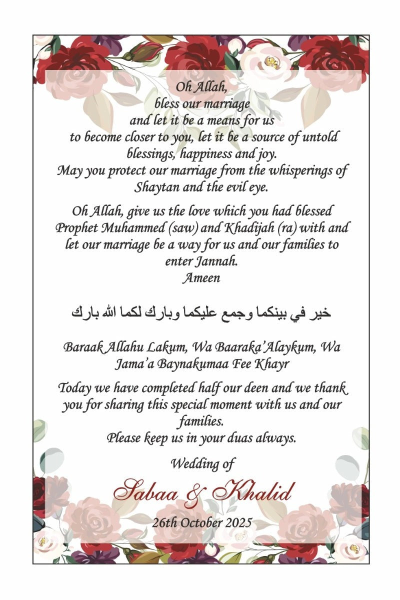 PLACE CARDS / DUA CARDS – Shadicards.Com