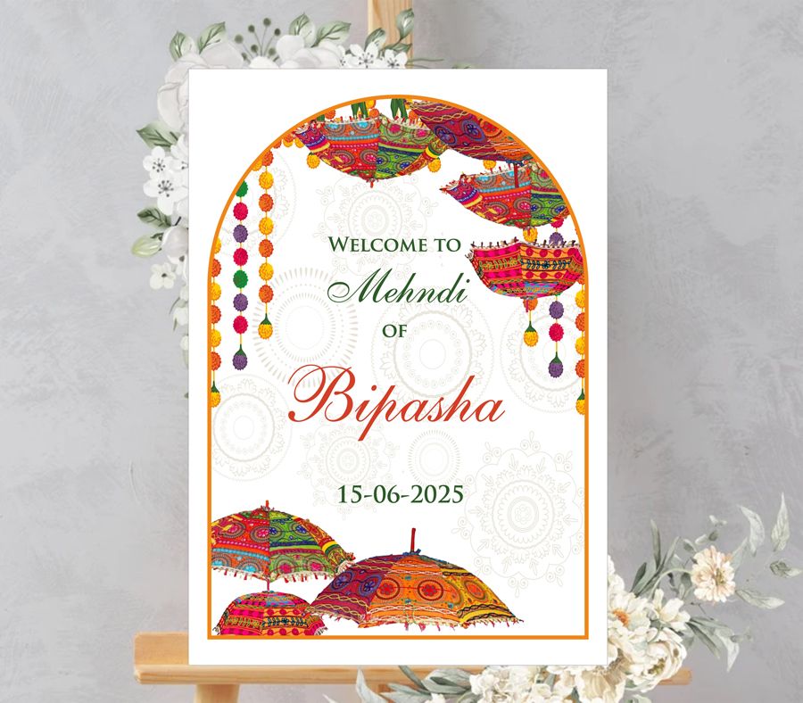 2026 – A1 Mounted Welcome Board Poster – Shadicards.Com