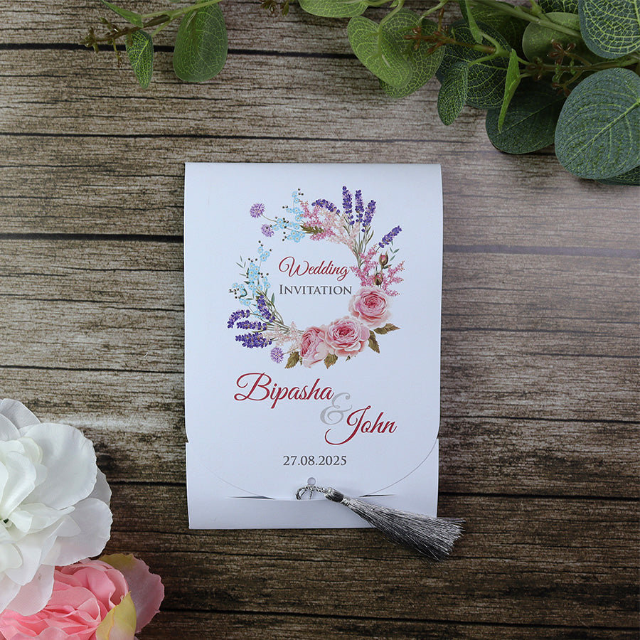 ABC 901 Personalised Wedding Invitation – Shadicards.Com