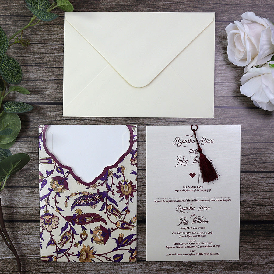 Boho Feather Pocket SC 2745 – Shadicards.Com