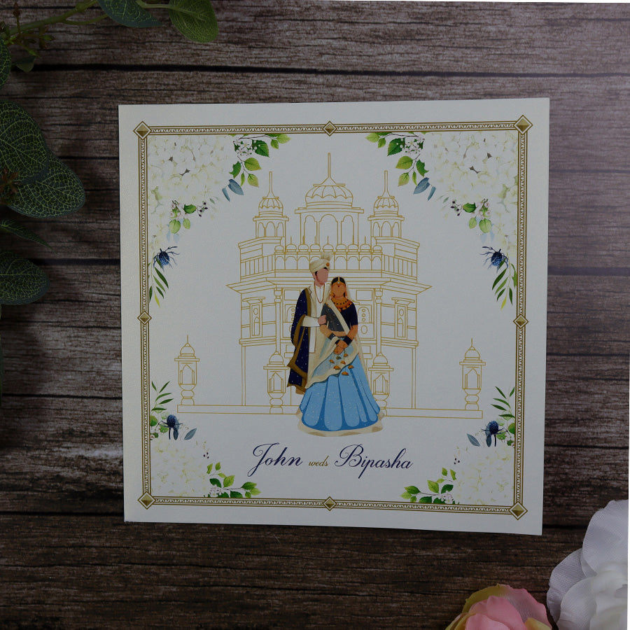 CLS 143 Wedding Invitation - Fully Customizable Design with Changeable ...