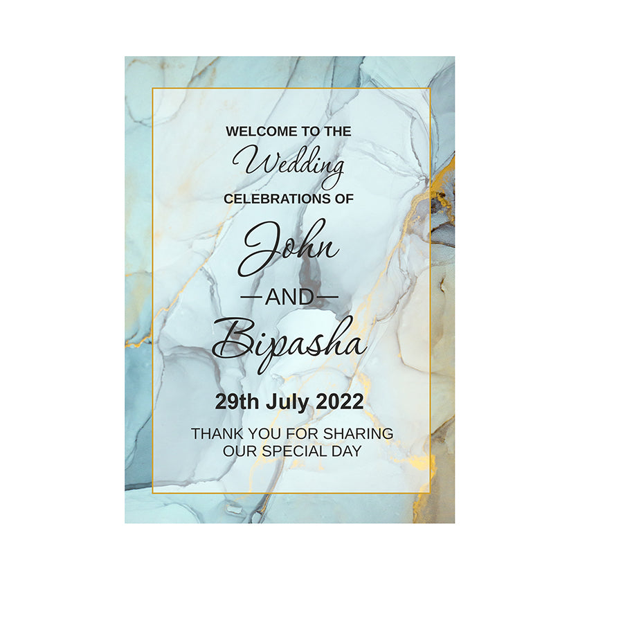 Blue Marble – A1 Mounted Welcome Poster – Shadicards.Com