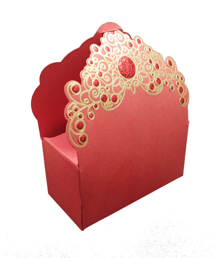 Majestic Red Party Favour Box LC 021 – Shadicards.Com