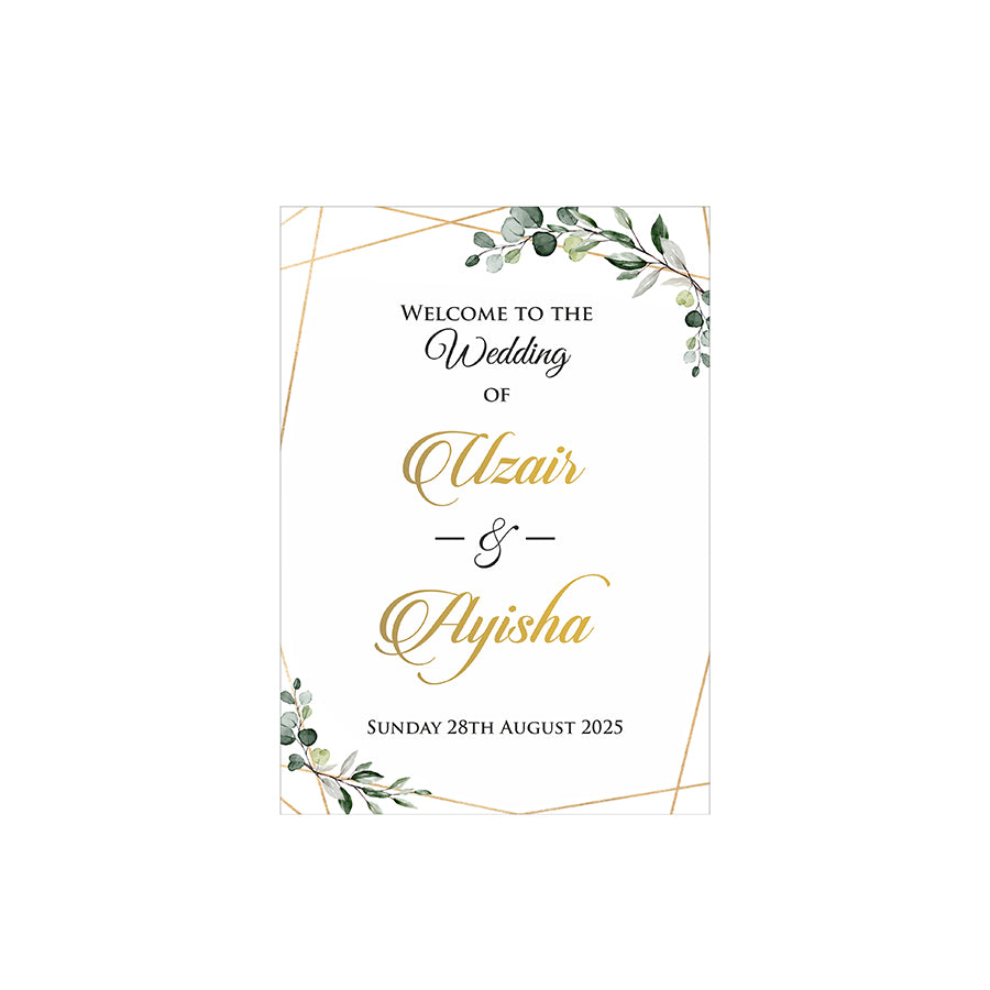Leafy – A1 Mounted Welcome Poster – Shadicards.Com