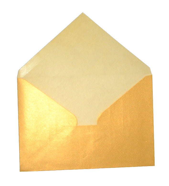 E14 Yellow Gold Envelope (PM40-02) - Old Gold Effervescent, Shimmer, P ...