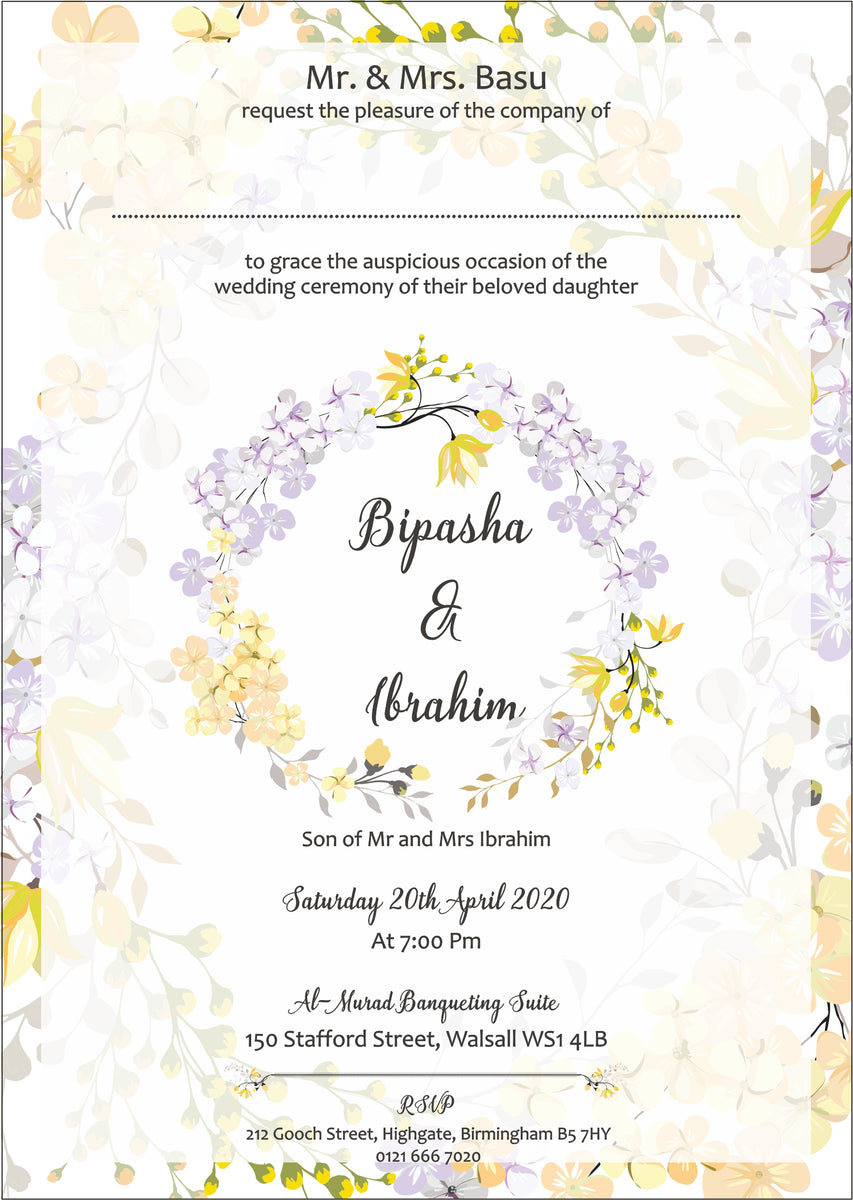 NZ 1001 Invitation – Shadicards.Com