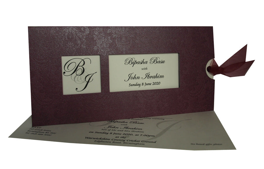 RWB Mauve Embossed – Shadicards.Com