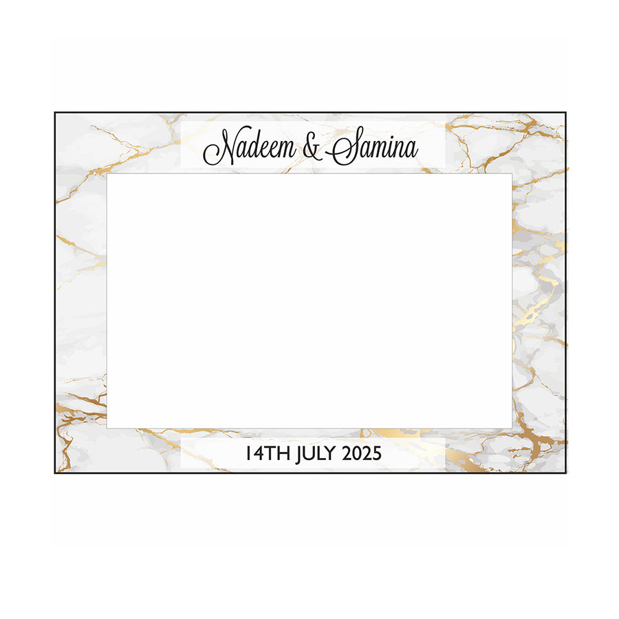Golden Marble – A1 Personalised Selfie Board – Shadicards.Com